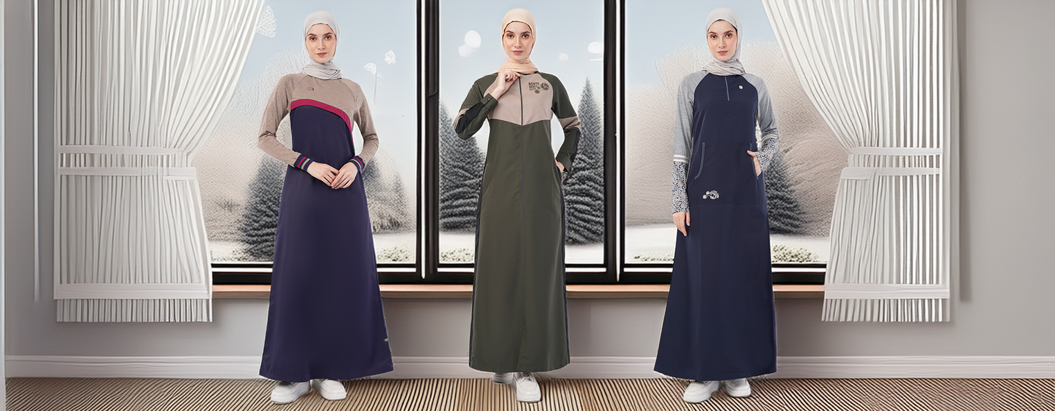 Modest Islamic Clothing – Abayas, Hijabs & Dresses | IDH – India ...